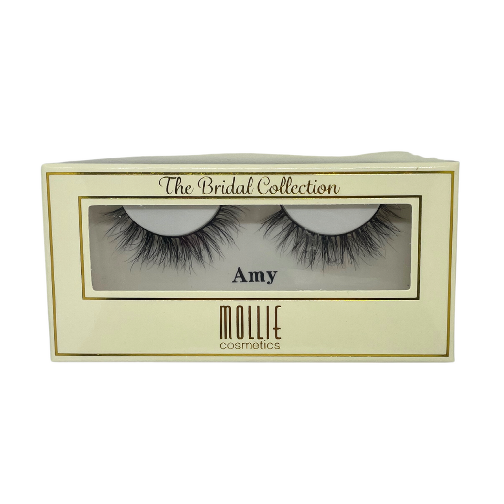 'Amy' Mink Bridal Eyelashes | Mollie Cosmetics | Wedding Makeup Ideas